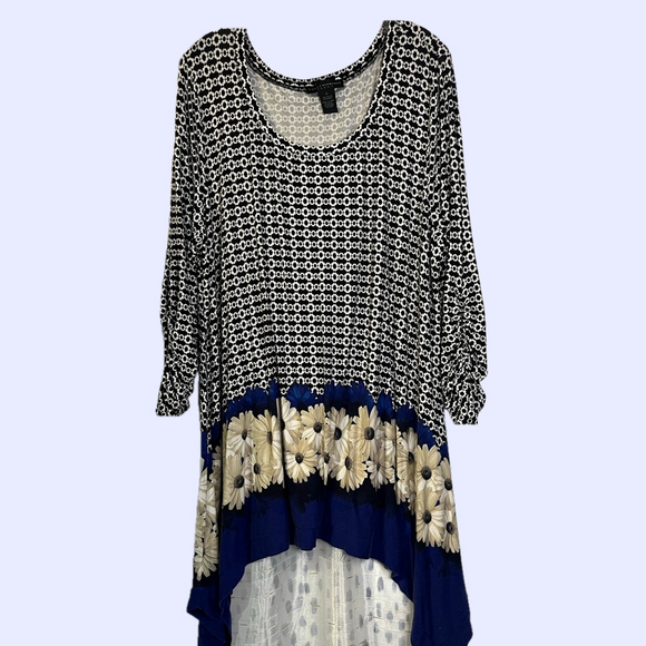 Grace Elements | Tops | Grace Elements Womens Flowing Top 2x Xo | Poshmark